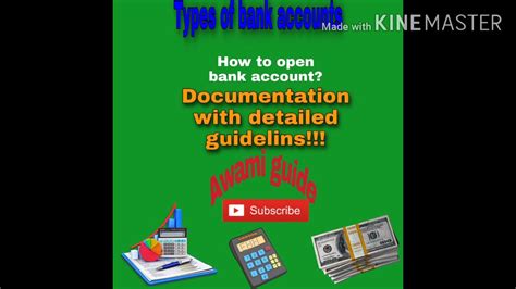 Type Of Bank Accounts And How To Open Bank Accounts Youtube