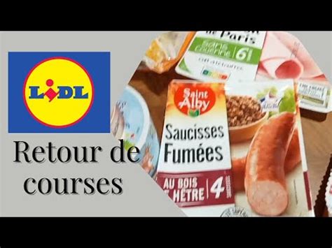 Retour De Courses Lidl Youtube