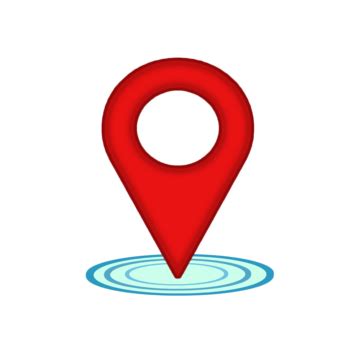 Mapa De Ubicación Icono Logotipo Símbolo Vector Diseño Fondo