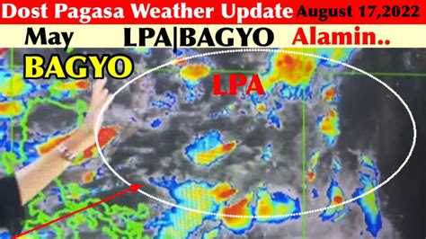 Dost Pagasa Weather Update August Lpa Bagyo Ano Nga Ba
