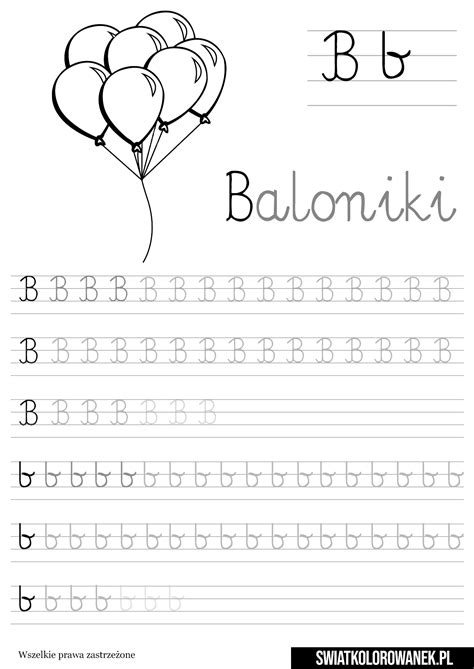 Karty Pracy Nauka Pisania Literek Dla Dzieci Szablony Do Druku