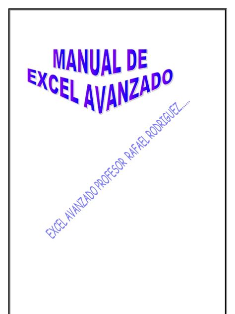 temas de excel avanzado pdf macro informática microsoft excel
