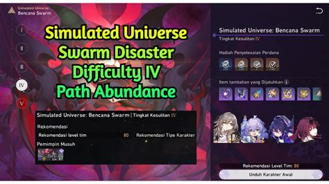 Simulated Universe Swarm Disaster Difficulty IV The Abundance Path