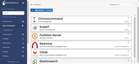 Self Hosted Portainer Templates