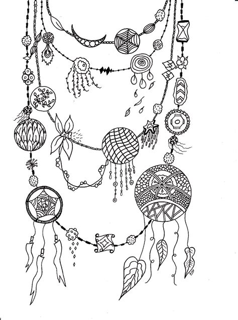 Collier Original Coloriage Adulte