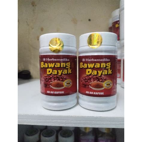 Jual Kapsul Bawang Dayak Herbamedika Isi 60 Kapsul Shopee Indonesia