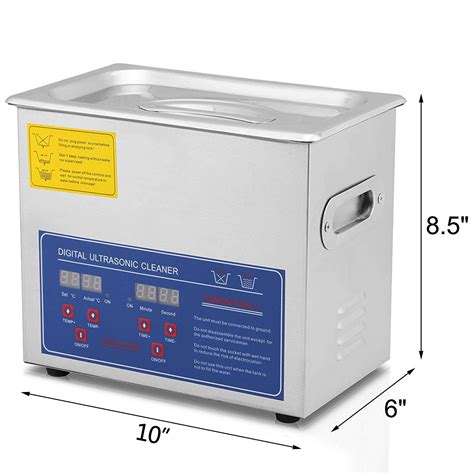 VEVOR JPS 20A Myjka ultradźwiękowa 3L Cleaner Ultradźwiękowa myjka