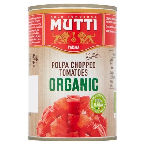 Mutti Organic Polpa Chopped Tomatoes 400g HelloSupermarket