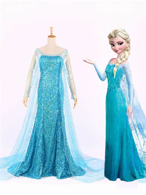 Hot Blue Sequins Frozen Elsa Princess Elsa Prom Dress From Heygirl16 Frozen Elsa Dress Elsa