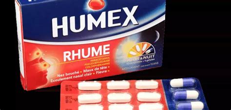 France les médicaments contre les rhumes Actifed Rhume Humex