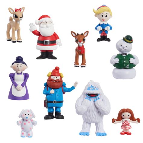 Rudolph The Red Nosed Reindeer Figures Island Of Misfit Toys Loose