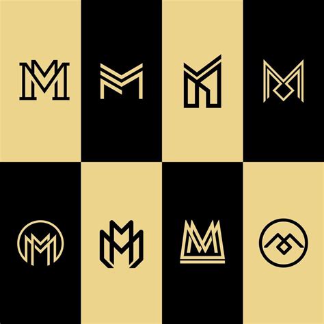 LETTER MM LOGO DESIGN BUNDLE 6367305 Vector Art At Vecteezy