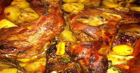 Cabrito assado no forno à padeiro Receitinhas da avo