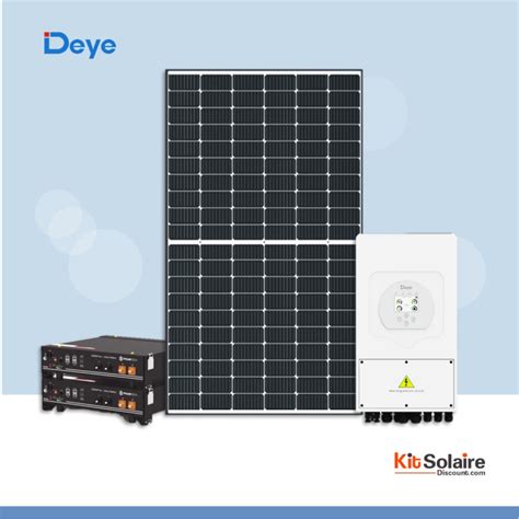 Kit Solaire W Autoconsommation Hybride Lithium Kwh Deye Ap Pack