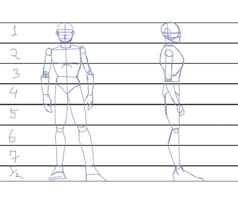 Desenhista Cego Mangá Básico Esboço Corpo