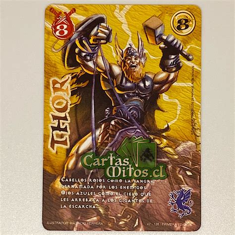 47 126 Thor Mitos Y Leyendas El Reto Cartas Mitos