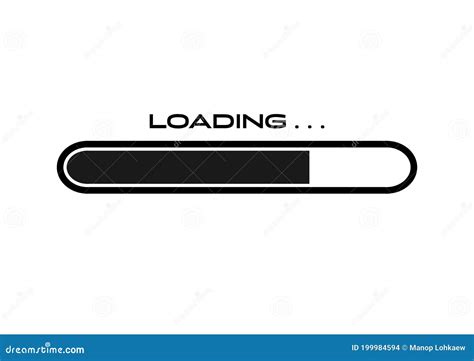 Progress Loading Bar Loading Sign Load Indicator Icons Preload
