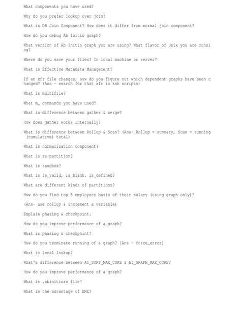 ab initio interview questions download free pdf parameter computer programming computer file