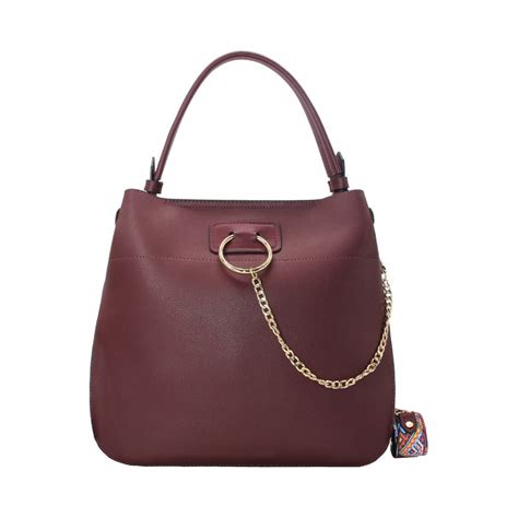 Crazychic Grand Sac à Main Porté Epaule Hobo Seau Rouge Sacs Sacs