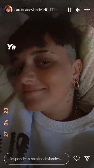 Mudança radical Carolina Deslandes rapou o cabelo