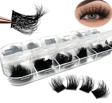 Amazon IFSOWDRA Mink Lash Clusters Fluffy Mega Volume Lash