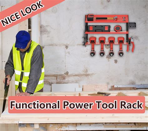 Buy Luffioner Drill Storage Rackpower Tool Organizer Drill Holder Wall