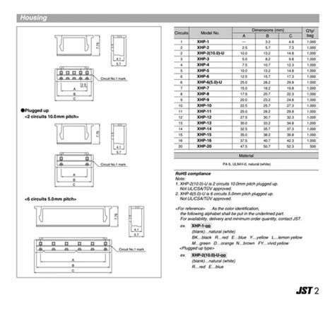 10 Par Conector Plug Jst Xh Balanceador Bateria 1s 2 Pinos R 21 Em