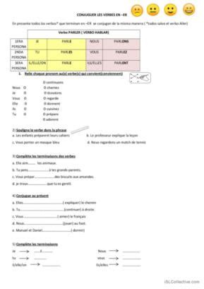 5 Ejercicio Français FLE fiches pedagogiques pdf doc