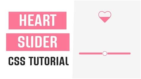 heart range slider css css custom range slider css tutorials youtube