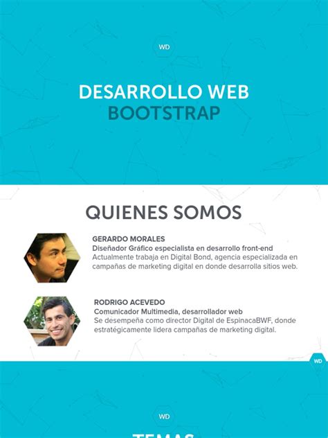 desarrolloweb bootstrap pdf bootstrap marco frontal diseño web