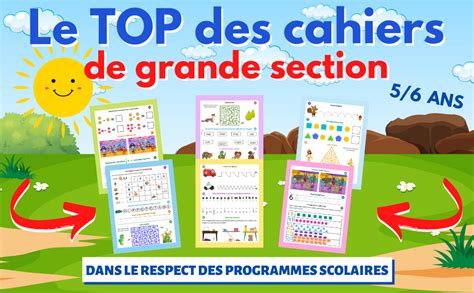 Cahier D Activit S Maternelle Grande Section Enfants Ans Gs