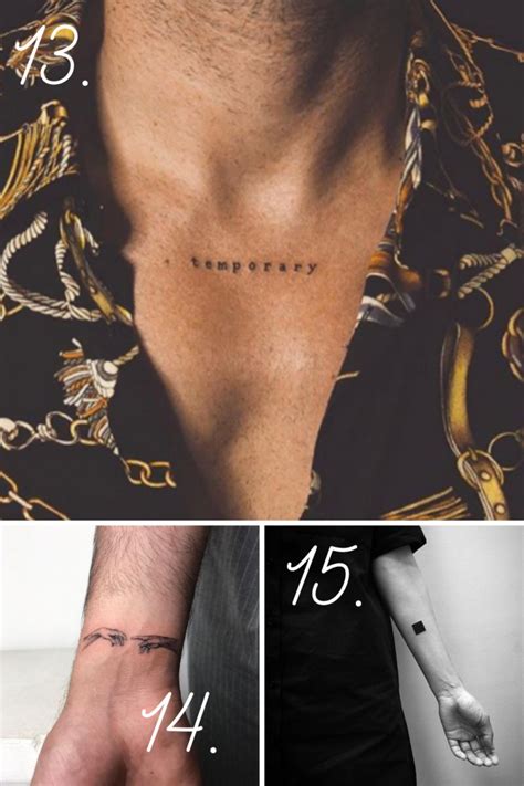 27 Small Tattoo Ideas For Men That Make A Big Statement Tattooglee Small Neck Tattoos Hand