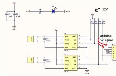 using l9110 or hg7881 with external power supply general electronics arduino forum