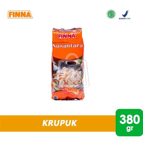 380 Gr FINNA Nusantara Kerupuk Udang Krupuk Prawn Cracker