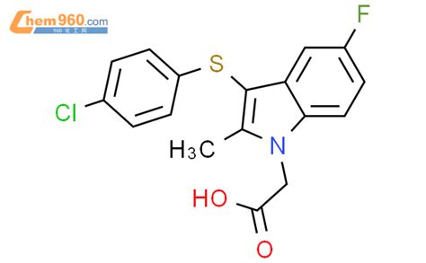646515 48 2 1H Indole 1 Acetic Acid 3 4 Chlorophenyl Thio 5 Fluoro