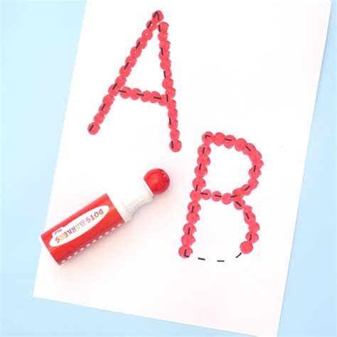Printable Alphabet Dot Painting Worksheets A To Z Do A Dot Printables