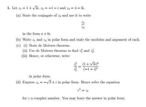 solved the polar form has three properties that are useful