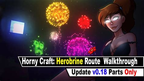 H0rny Craft Herobrine Route V018 Only Complete Guide Walkthrough Minecraft But For Adults