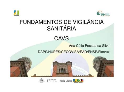 PPT Fundamentos de VigilÃncia SanitÃria PowerPoint Presentation