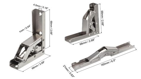 90 Degree Folding Door Shelf Hinge VADANIA Hardware UK