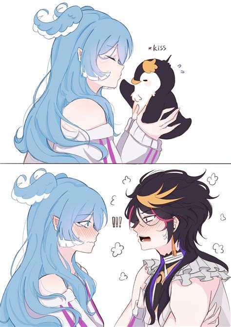 elira pendora elira pendora and shu yamino nijisanji and 2 more drawn by hisa ninek22705813