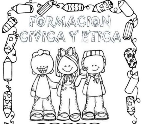 Portadas de formación cívica y ética ideas bonitas fáciles primaria