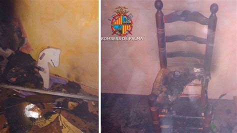 Alarma en la calle Aragón por el incendio en una planta baja