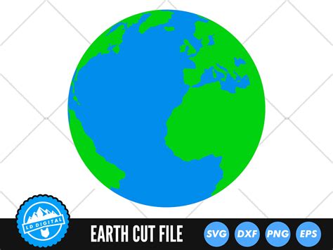 Earth Outline Clip Art