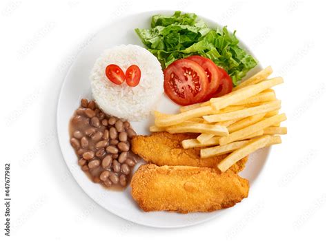 Prato Executivo De Filet De Frango A Milanesa Acompanhado De Arroz