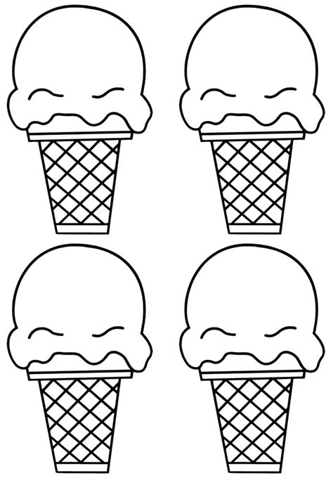 Dibujos De Helados Para Colorear 90 Piezas Imprimir Gratis