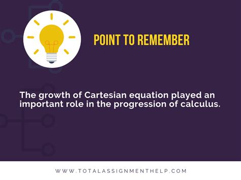 solving and understanding cartesian equation total assignment help
