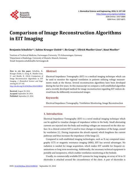 pdf comparison of image reconstruction algorithms in eit imaging