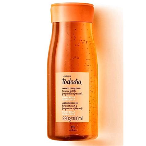Sabonete Líquido em Gel Manga Rosa e Água de Coco Natura 300ml Shopee