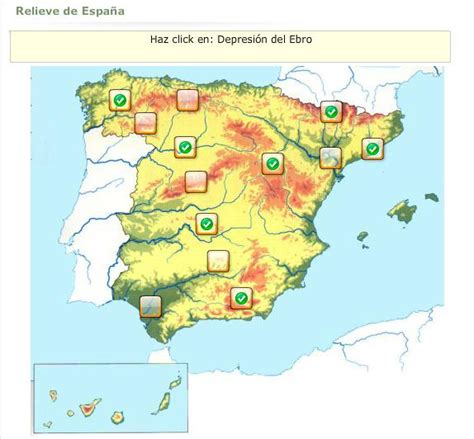 Didactalia Relieve De Espa A En Esta Entrada Os Dejo Un Listado Y Un